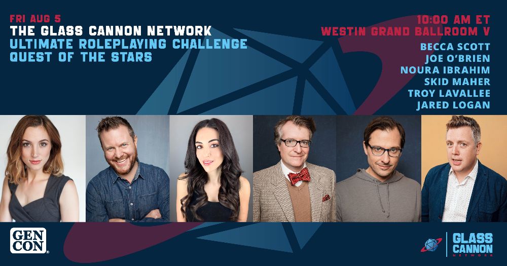 Glass Cannon Network Reveals New Website & Gen Con 2022 Casts