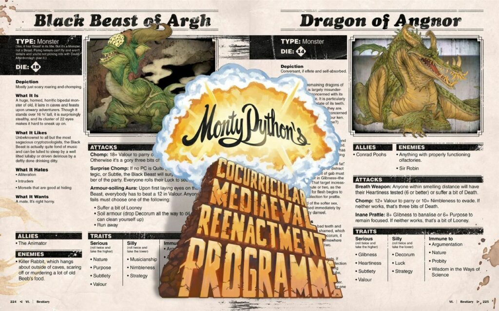 Monty Python Role Playing Game….. Interview with co-creator Craig Schaffer