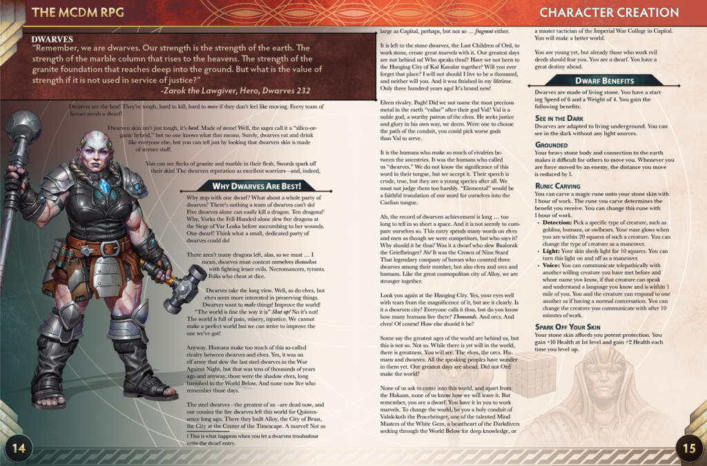 The MCDM RPG Kickstarter smashes past its target.